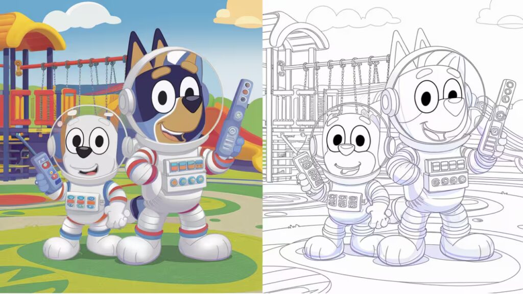 60+ Bluey Coloring Pages | Free Printable Coloring Sheets PDF